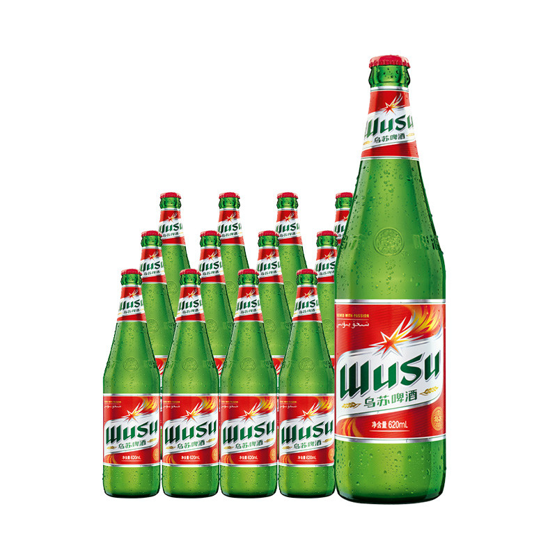 【乌苏啤酒(wusu)系列】乌苏啤酒(wusu) 大红乌苏 620ml*12瓶 整箱装图片,高清实拍图—苏宁易购