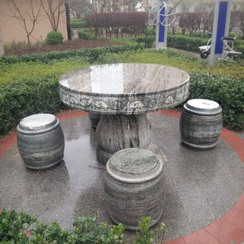 小区石凳庭,庭院石桌石凳,小区(第8页)_大山谷图库